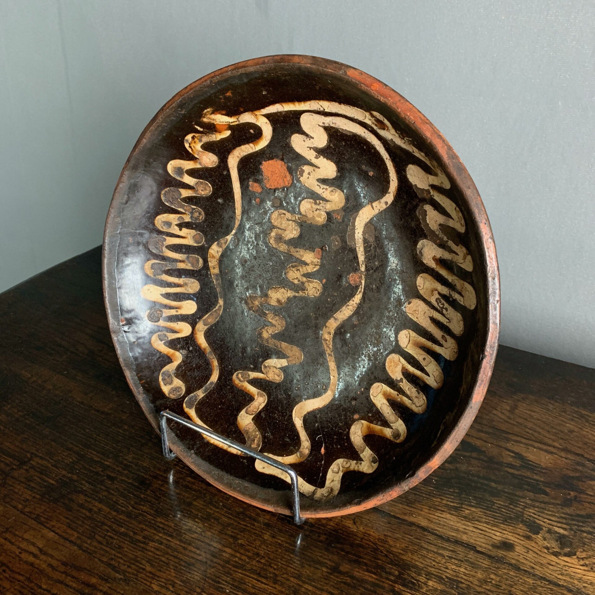 19th Century Slipware Plate | Peter Bunting Antiques