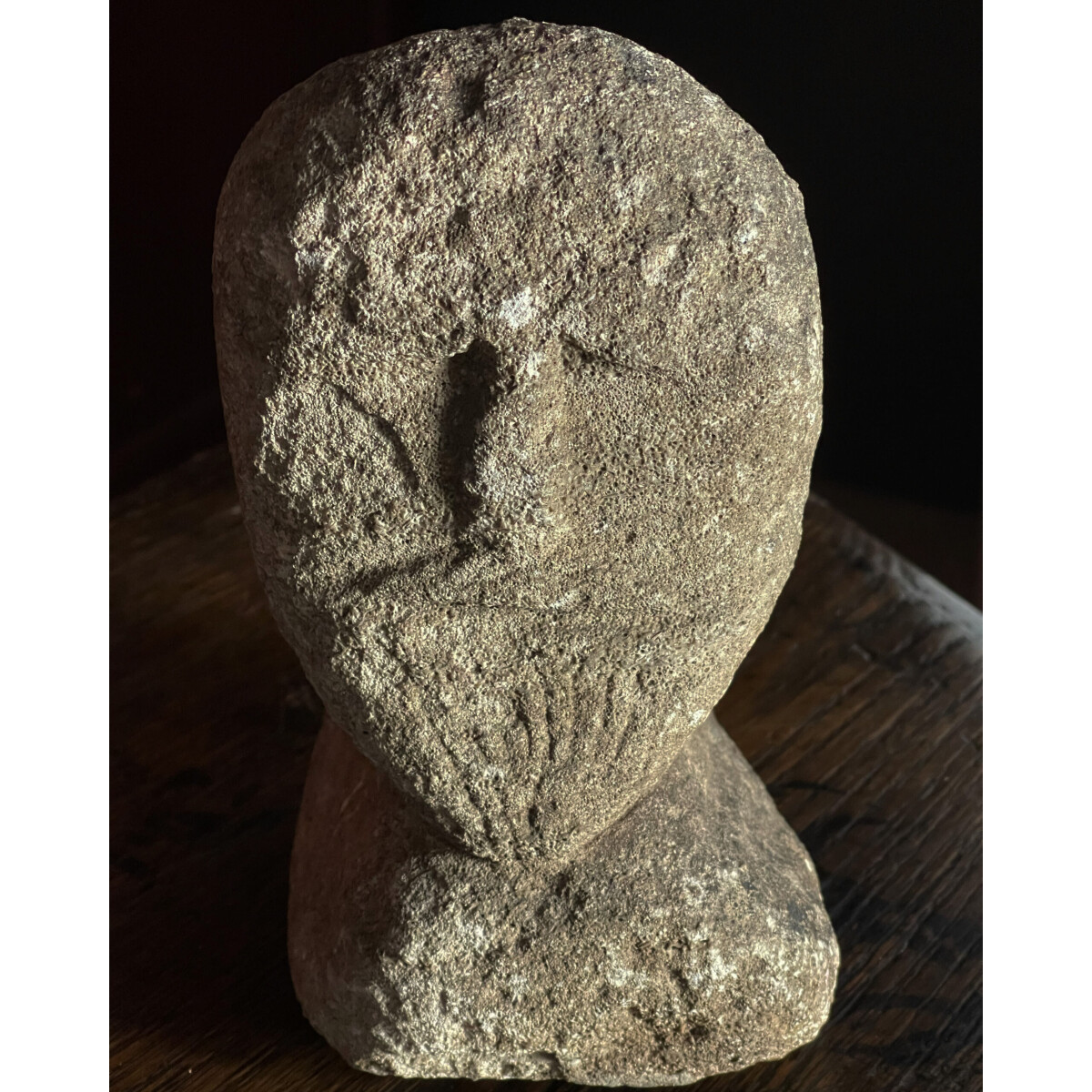 Celtic stone head | Peter Bunting